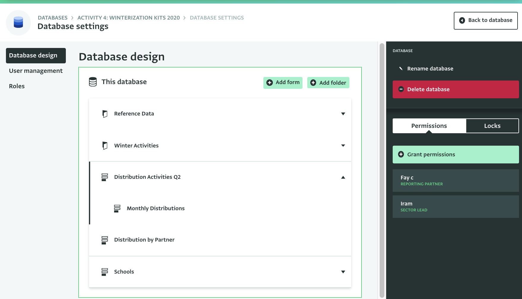 Intuitive Database Builder - Online Monitoring and Evaluation Software ...
